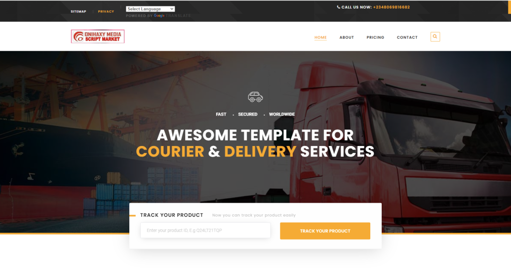 Logistics and courier V.6 script (with Image upload) - Onihaxy Media Tech